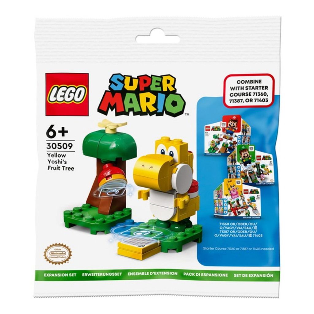 30509 : LEGO Super Mario Yellow Yoshi's Fruit Tree Expansion Set ...