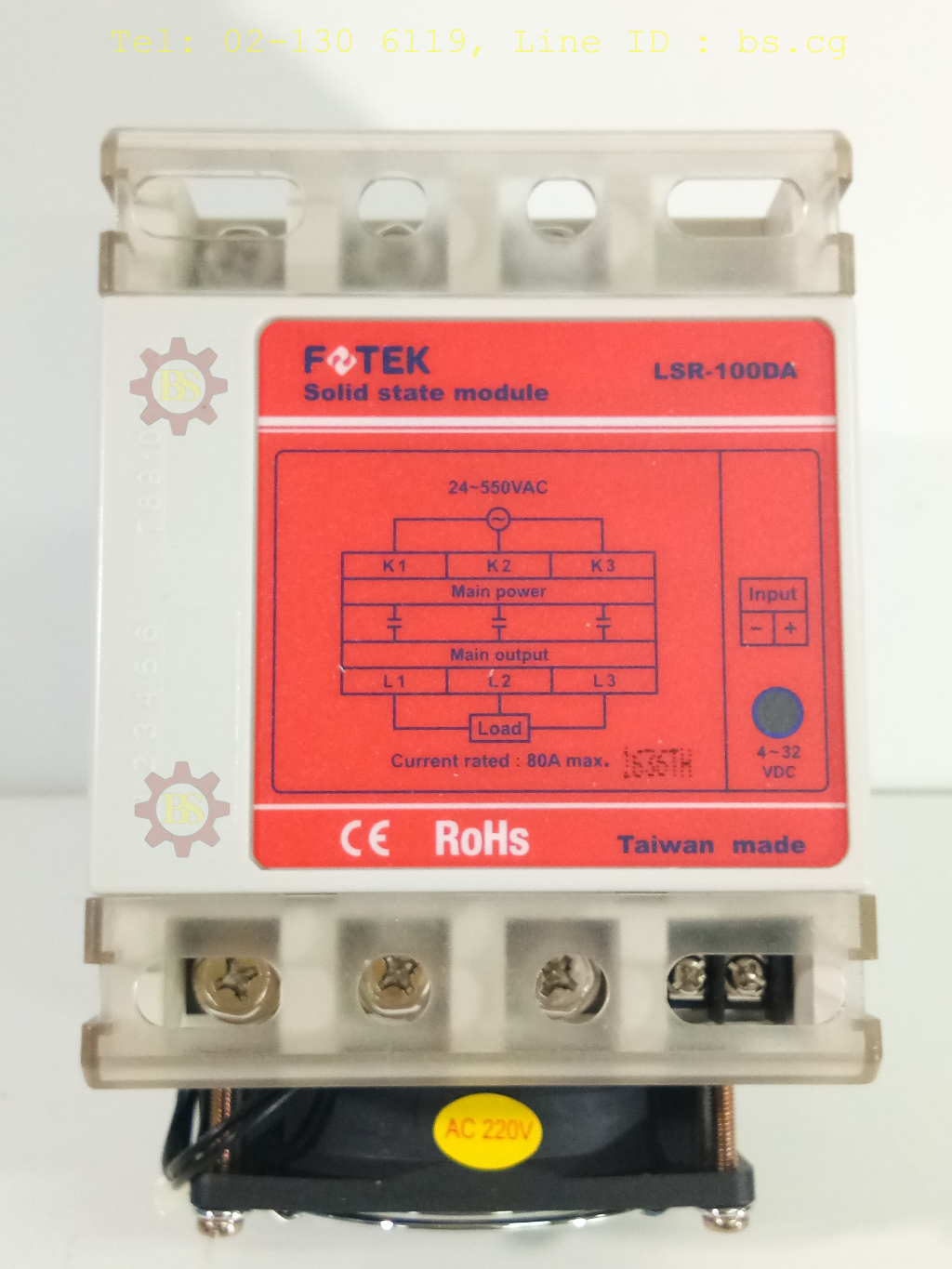 FOTEK : SOLID STATE RELAY LSR-100DA+ *สินค้าแท้จากไต้หวัน* | Shopee ...