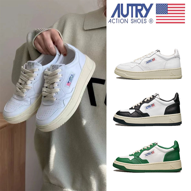 🇰🇷Autry Medalist Low Leather Sneakers White LL15/WB01/WB03 WB10/WB41 ...