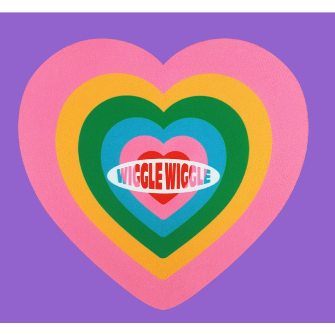 แผ่นรองเมาส์ Wiggle Wiggle Heart Mouse Pad - Wiggle Heart แผ่นรองเม้าส์ ...