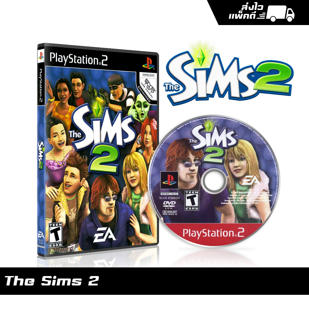 แผ่นเกม PS2 The Sims 2 (english) สกรีนแผ่น พร้อมปกใส่กล่อง | Shopee ...