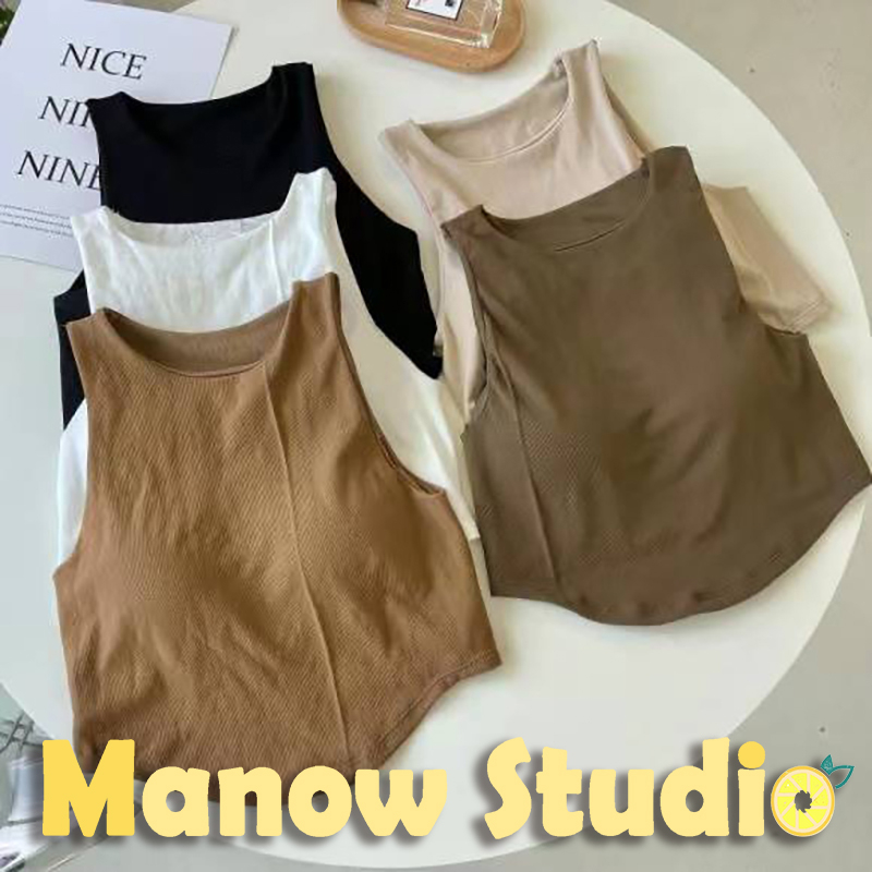 สปอร์ตบรา เสื้อกล้าม สายเดี่ยว บราสายเดี่ยวแบบสวม 932# Manow.studio | Shopee Thailand