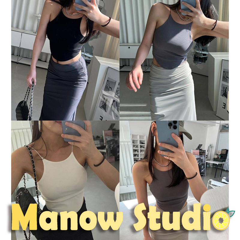 บราสายเดี่ยว เสื้อกล้าม สายเดี่ยว บราสายเดี่ยวแบบสวม 1868# Manow.studio | Shopee Thailand