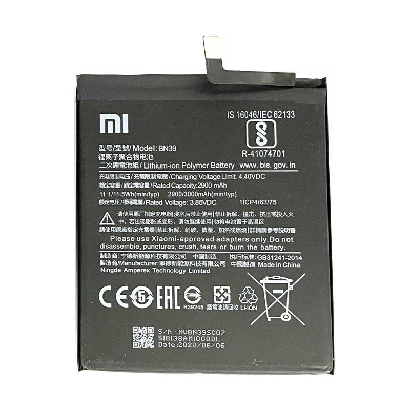 Original แบตเตอรี่ Xiaomi Mi Play M1901F9E battery แบต BN39 3000mAh รับ ...