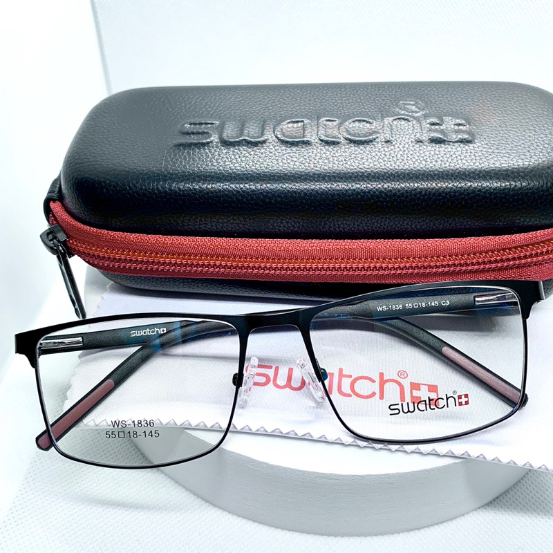 กรอบแว่นตา รุ่น WS1836-Titanium แว่นตาแฟชั่น แว่นสายตาสั้น แว่นกรองแสง ...