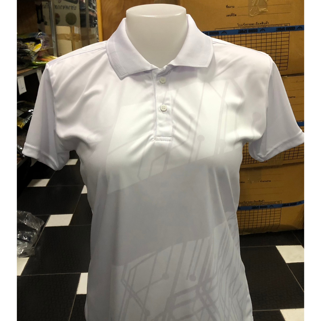 เสื้อสีม่วงหญิง SA303 เสื้อกีฬาหญิง SPORT DAY ผ้าไมโครพิมพ์ลาย ทรงสวย ...