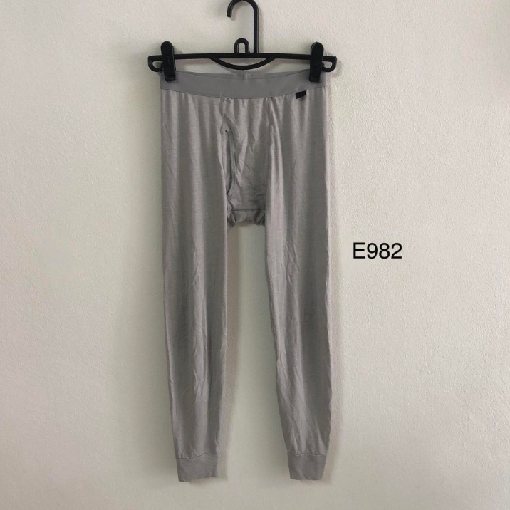 S(ช) Heattech (E982) แบรนด์ uniqlo ยูนิโคล่ กางเกงลองจอน ชาย | Shopee Thailand