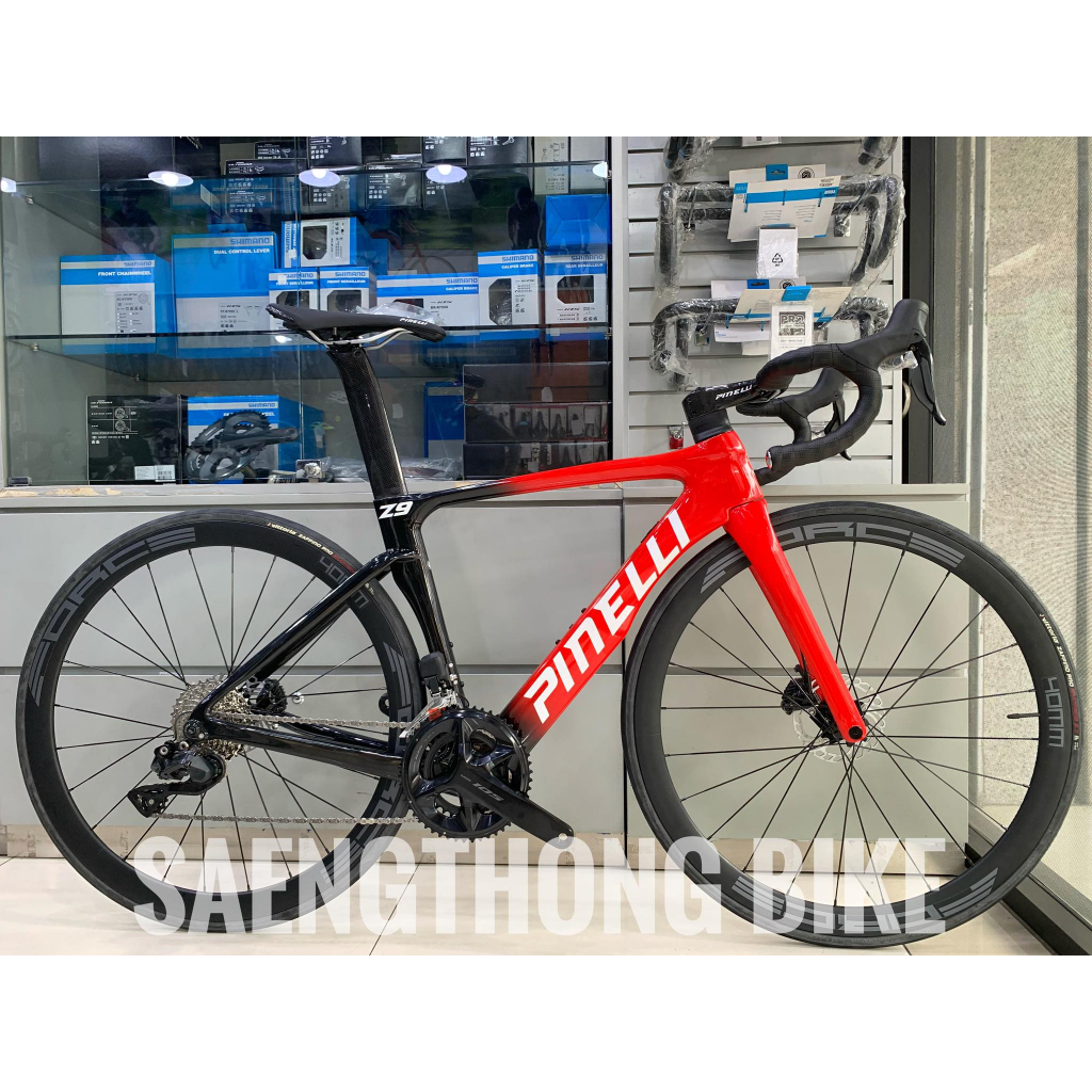 Pinelli รุ่น Z9 Spyder เกียร์ไฟฟ้า 105 เฟรม Full Carbon 2023 (มีสามสี ...