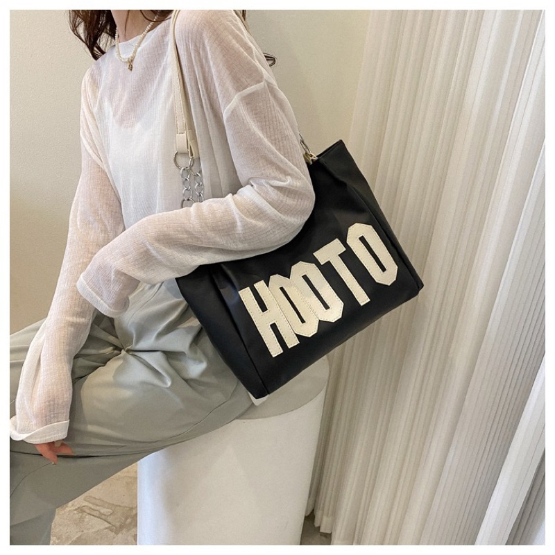 กระเป๋าใบใหญ่สะพายข้าง Hooto bag | Shopee Thailand