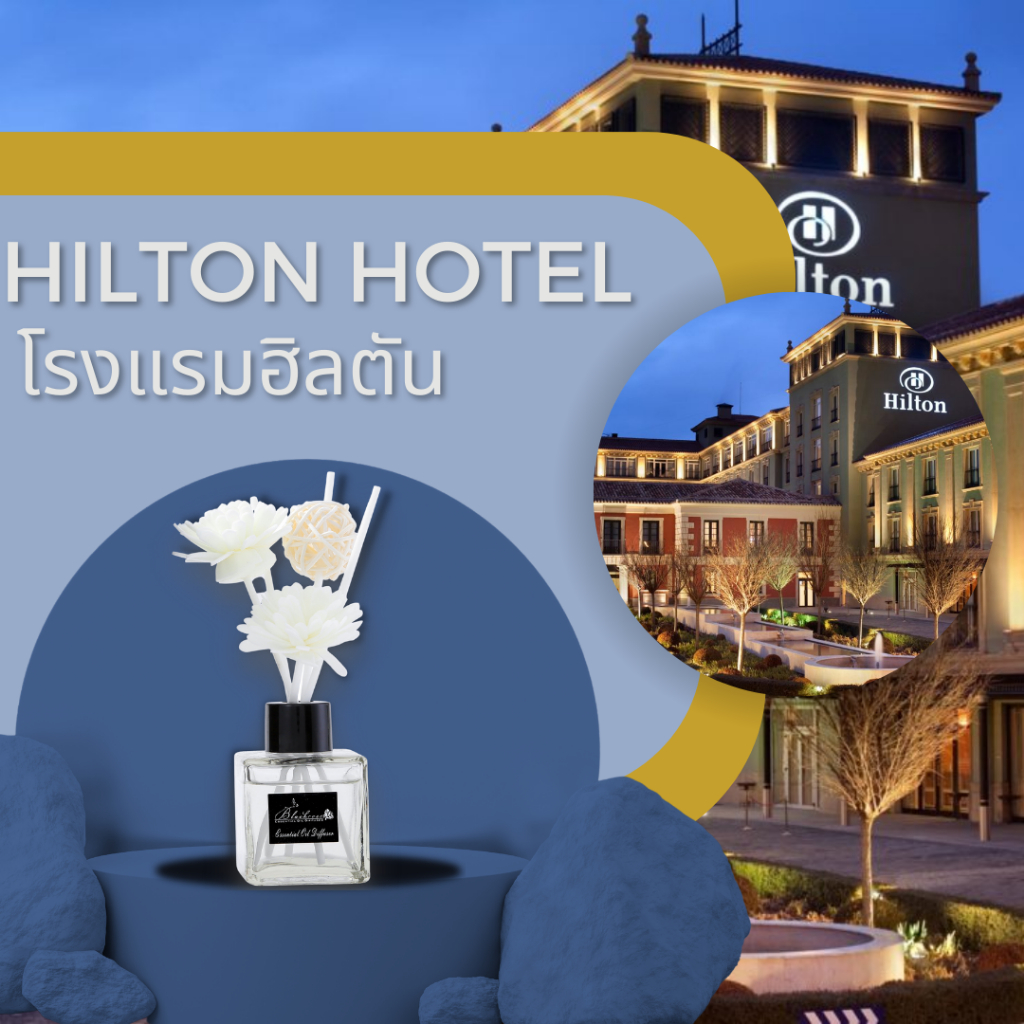 Hilton Hotel Luxury Aroma Reed Diffuser 50ml ก้านน้ำหอมอโรม่าอย่างดี ...