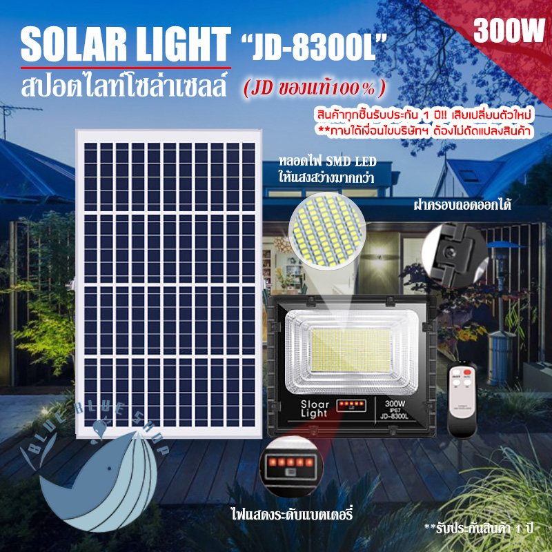 JD ของแท้!!JD-8300L 300W ไฟสปอตไลท์ รุ่นใหม่ L-SERIES กันน้ำ IP67 ไฟ JD ...