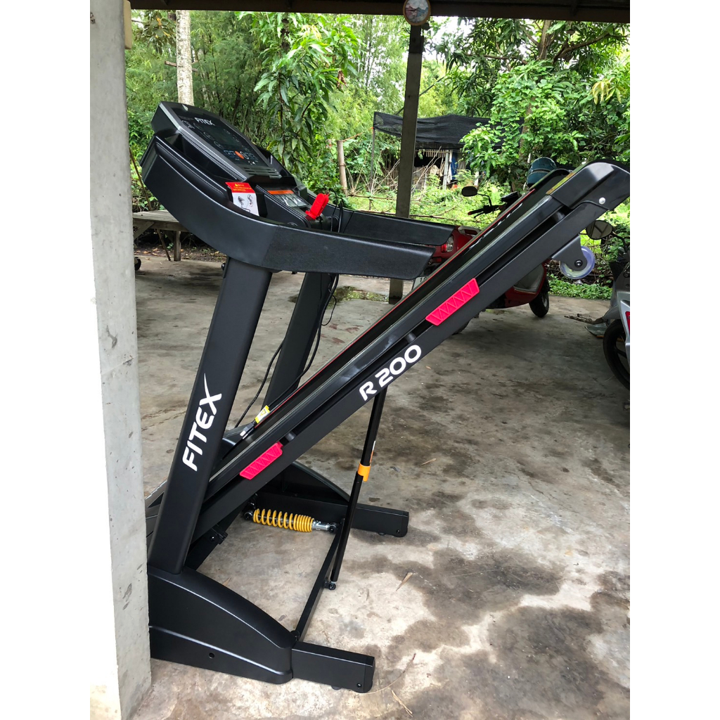 ลู่วิ่งไฟฟ้า R200 3 แรงม้า FITEX ปรับชันไฟฟ้า18ระดับ Zwift น้ำมันออโต้ สปริงโช๊คคู่ใหญ่ | Shopee ...