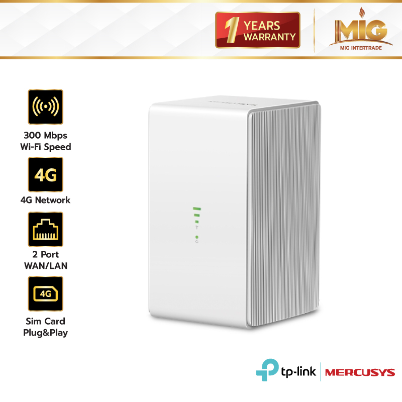 MERCUSYS เราเตอร์ใส่ซิม รุ่น MB110-4G 300 Mbps Wireless N 4G LTE Router ...