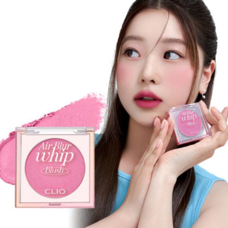 2ชิ้นแถมแปรง Clio Air blur whip blush มี7สี Sweet Pleasure edition ...