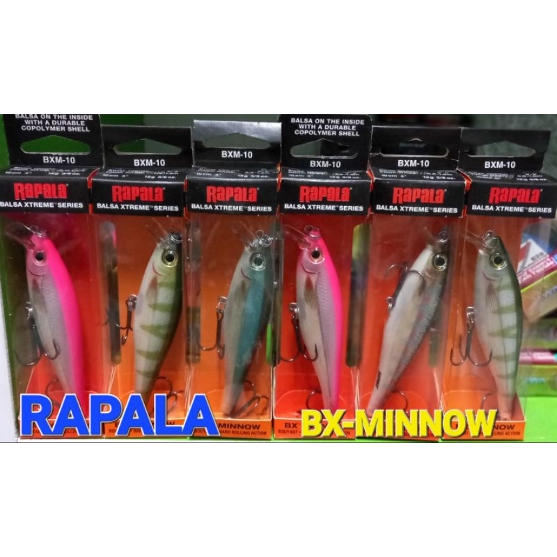 เหยื่อปลอม ตกปลา Rapala Balsa Xtream Minnow ขนาด10c./12g. | Shopee Thailand