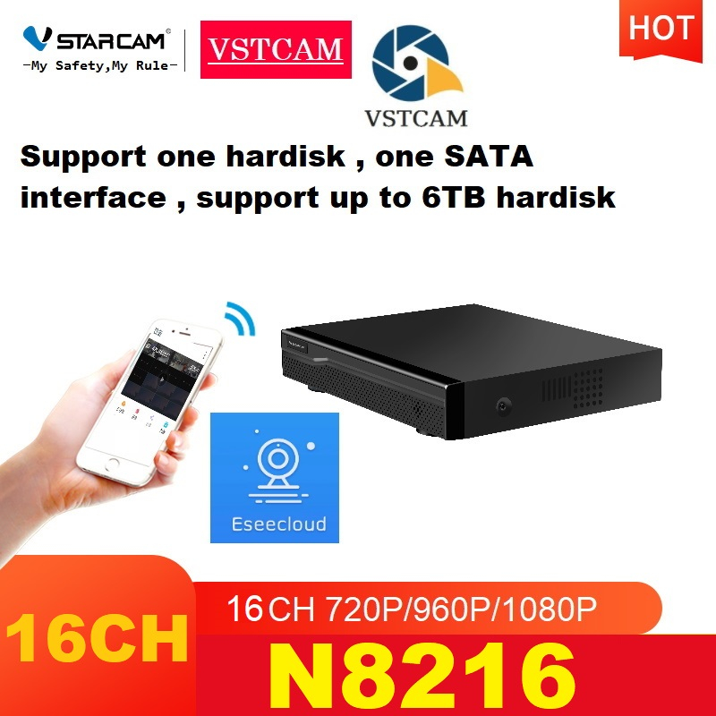 Vstarcam Eye4 NVR-16ช่อง รุ่น N3216 / 16CH รองรับ6K | Shopee Thailand