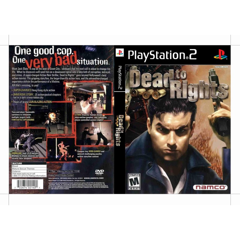 แผ่นเกมส์Ps2 - Dead to Rights | Shopee Thailand