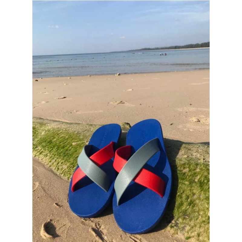 Moochuu Mc02 รองเท้าแตะแบบไขว้ สลับสี | Shopee Thailand