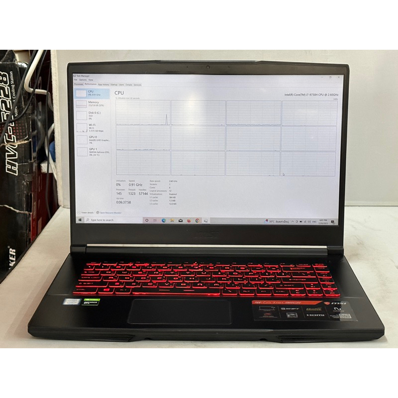 MSI GF63 Thin 9RCX (NB0933) i7 GTX 1050Ti | Shopee Thailand