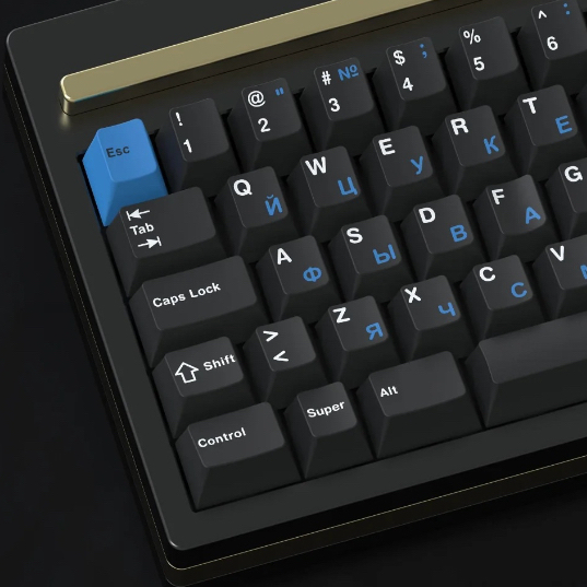 [มีของเลย ผ่อน 0%] Infinikey IFK Dark Cyrillic (Core+Extension) Keycaps ...