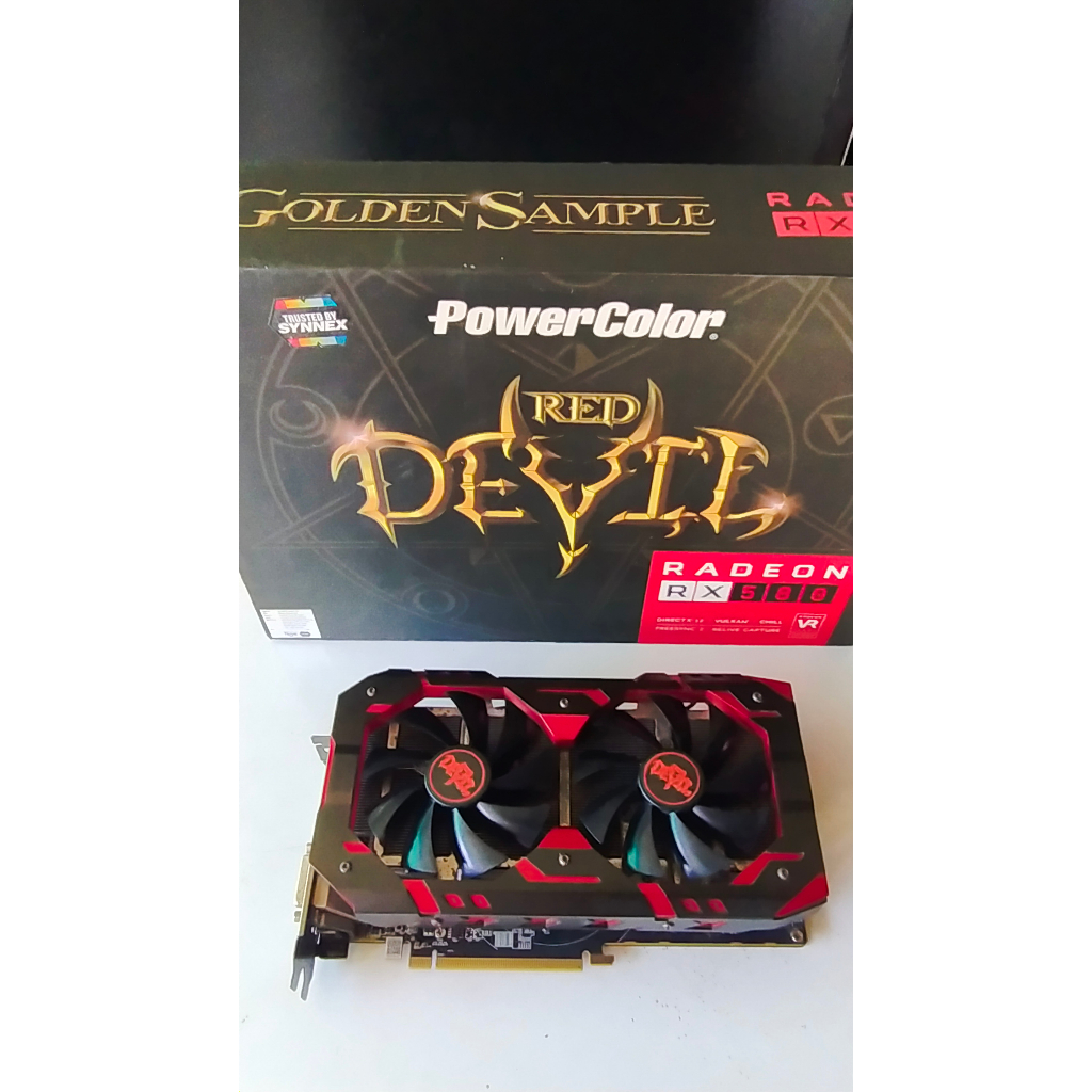 การ์ดจอ RX 580 8GB powercoler reddevil GOLDEN SAMPLE | Shopee Thailand