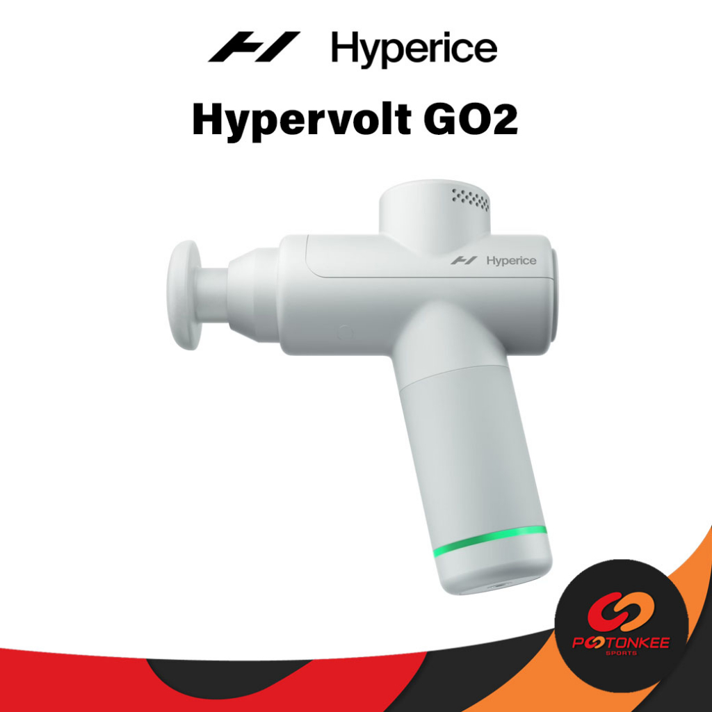 Pootonkee Sports Hypervolt GO2 เครื่องนวดแบบพกพา น้ำหนักเบา ใช้งานได้สูงสุด 3 ชม. | Shopee Thailand