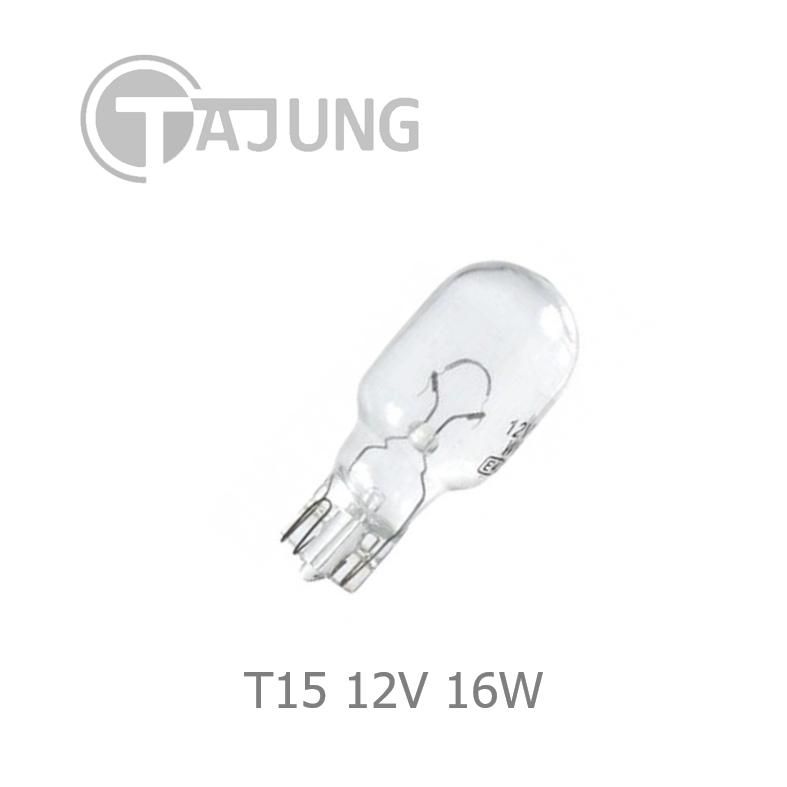 หลอดแบบเสียบ T15 12V 16W 1 ไส้ [2 หลอด / 10 หลอด], ไฟท้าย รถยนต์ ...