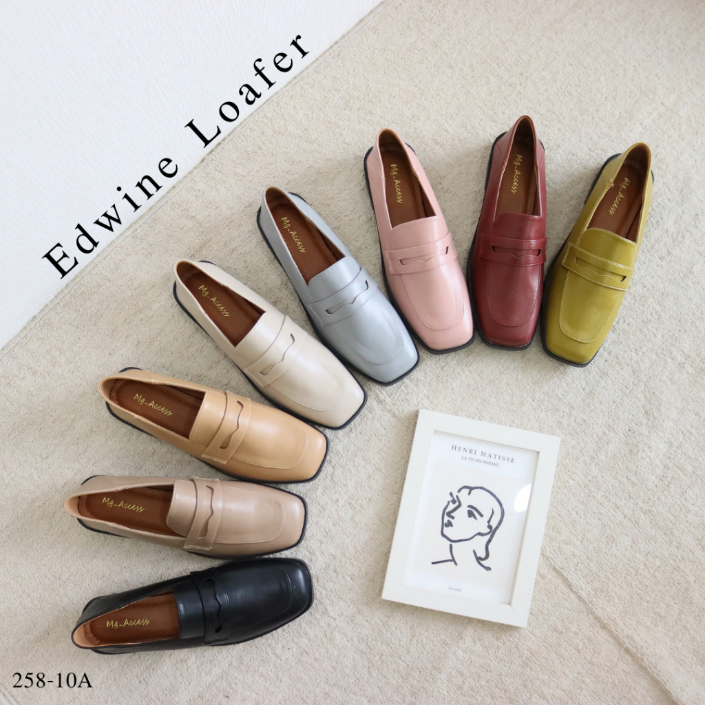 Mgaccess 'Edwin Loafer Shoes' 258-10A รองเท้าคัทชูทรงโลฟเฟอร์ | Shopee ...