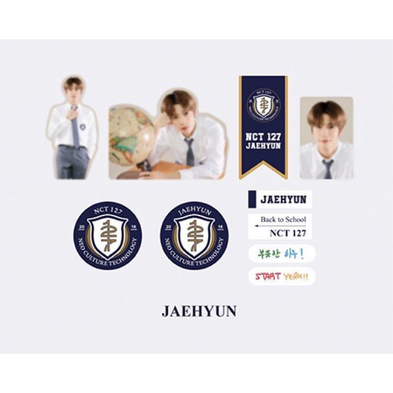 แจฮยอน jaehyun luggage sticker back to school full set | Shopee Thailand