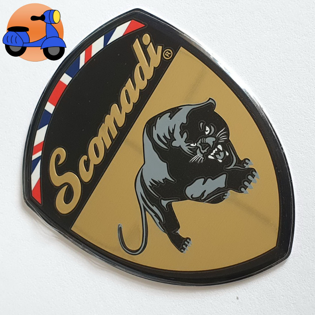 สติ๊กเกอร์เสือ ติดบังลมหน้า Sticker Scomadi สำหรับ Scomadi ทุกรุ่น ...