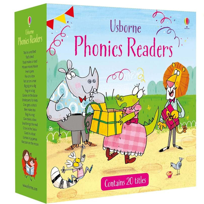 Usborne books Phonics readers boxset 2 4Y+ หนังสือ นิทาน ฝึกออกเสียง ...