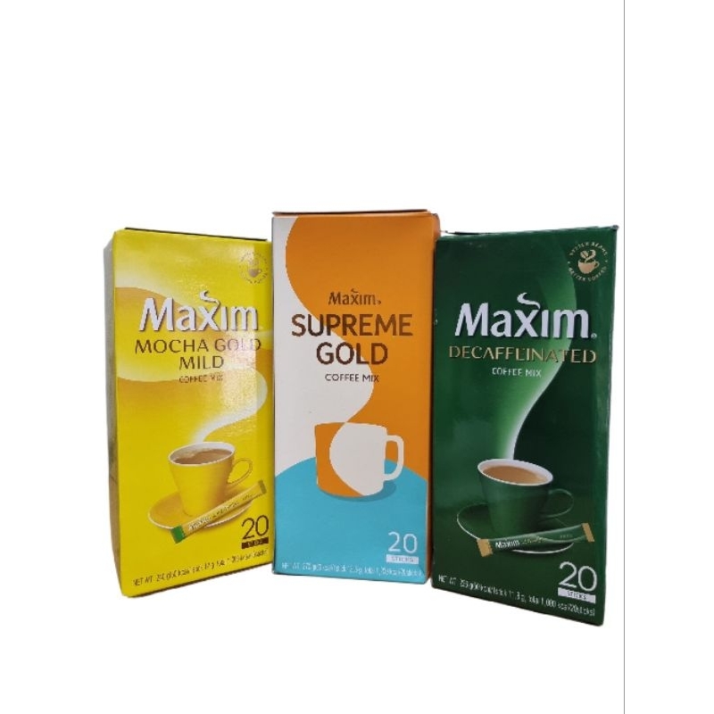 Maxim coffee korea Supreme Gold 20ซอง | Shopee Thailand
