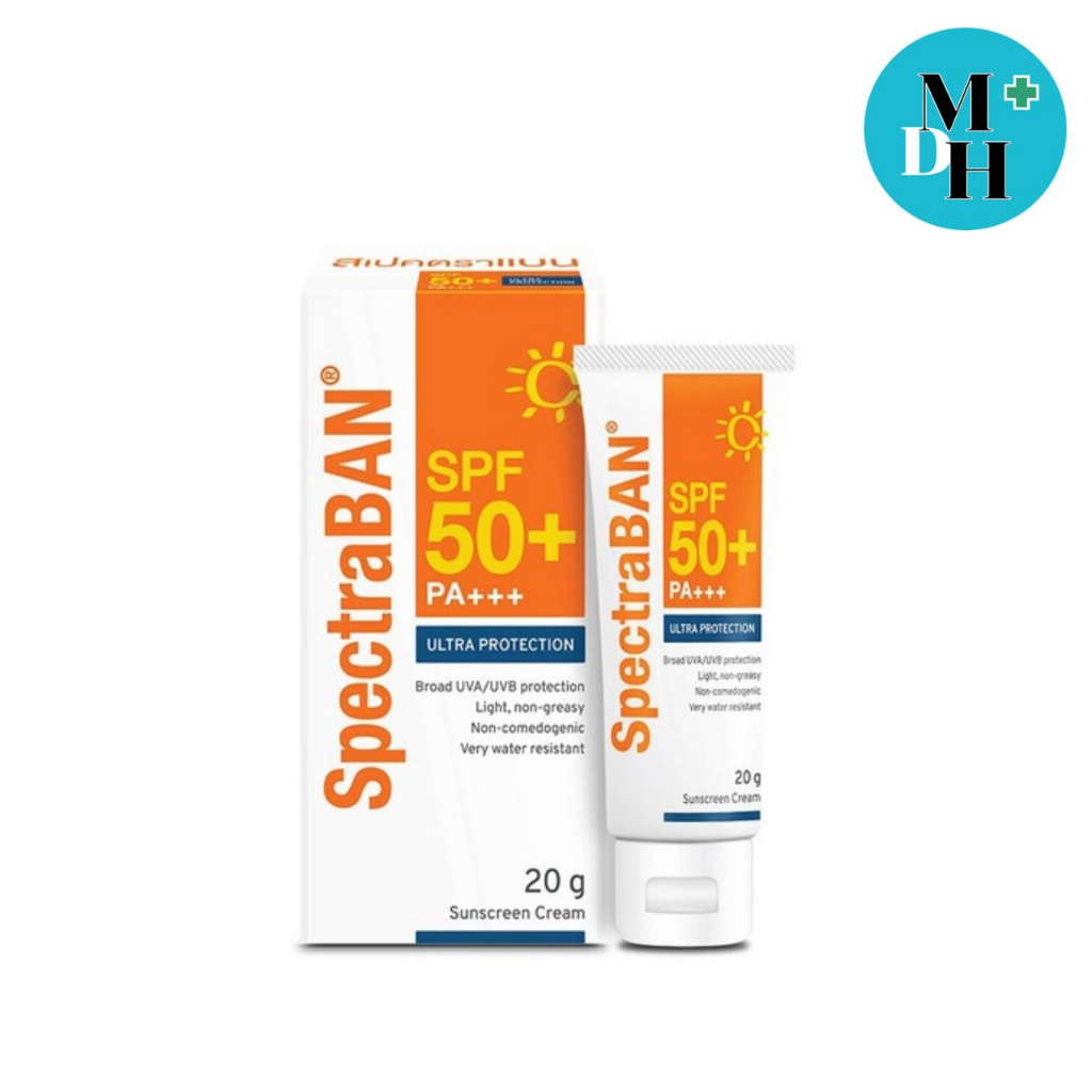 SpectraBAN Anti UVA-UVB Sunscreen Cream SPF50+ PA+++ 20ml 07524 ...