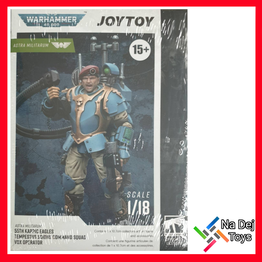 JoyToy Warhammer 40K Tempestus Command Vox Operator 1/18" Figure จอยทอย ...