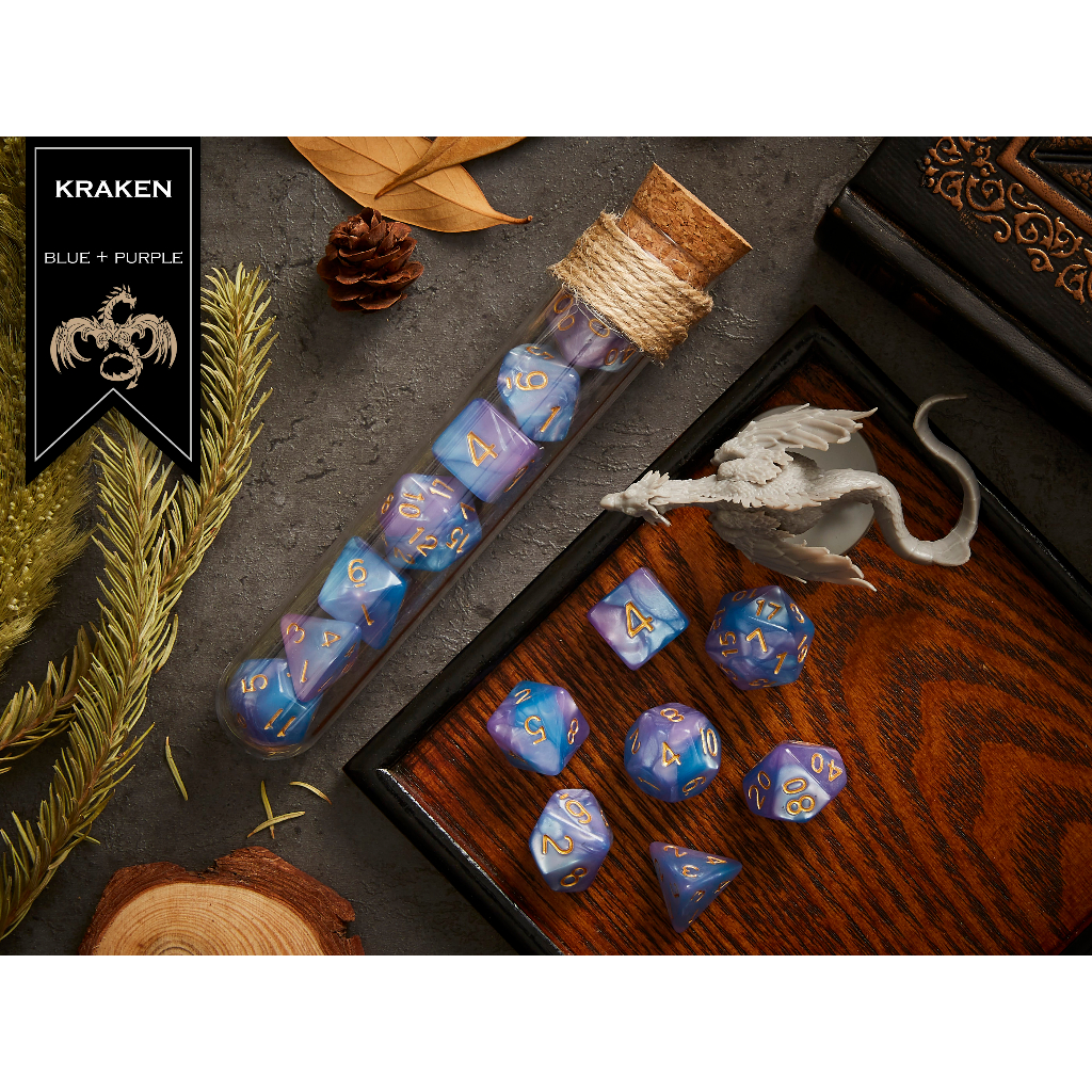 Potion Flask with Dice Set of 7 | ลูกเต๋า Dice For DnD D&D MTG RPG TRPG ...