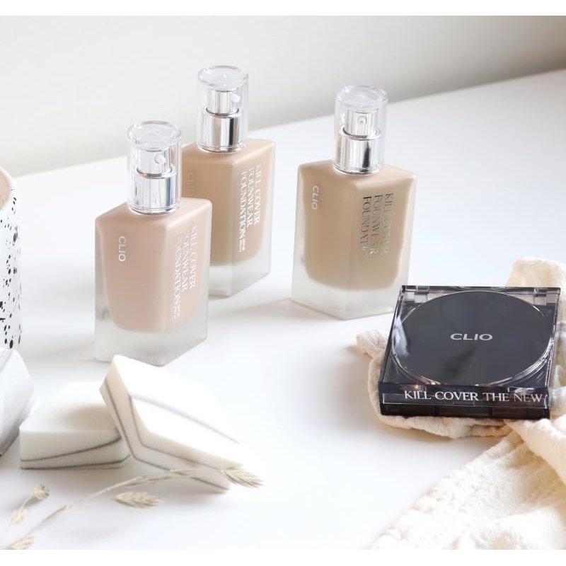 💓ของแท้,พร้อมส่ง💓รองพื้นClio Kill cover founwear foundation mini 13g ...