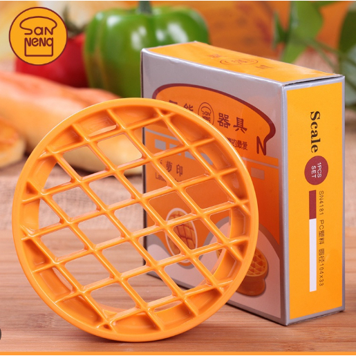 Lattice Mark Sanneng SN4181 พิมพ์ทำลายบนหน้าขนมปัง พิมพ์กดเมล่อนปัง ของแท้นำเข้าจากไต้หวัน ...