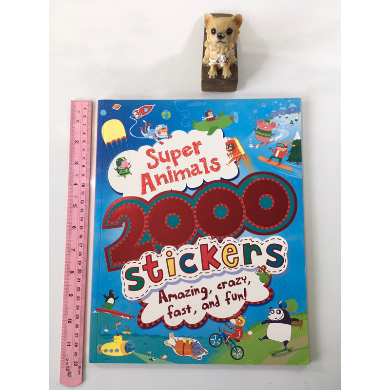 Super Animals 2000 Stickers หนังสือภาษาอังกฤษ(มือสอง) มี Sticker หาย ...