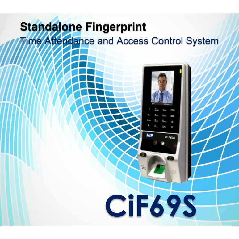 HIP รุ่น CIF69S เครื่องสแกนใบหน้า ลายนิ้วมือ หรืออ่านบัตรเพื่อบันทึกเวลาและควบคุมประตู ใช้แทน ...