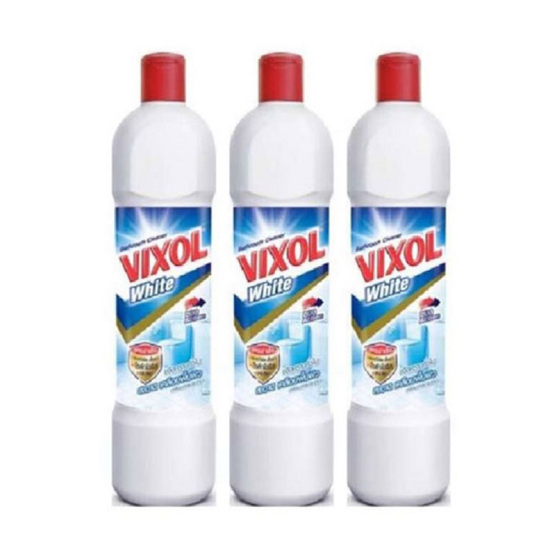 3 ขวด วิกซอลไวท์ 900 มล. น้ำยาล้างห้องน้ำ vixol white | Shopee Thailand
