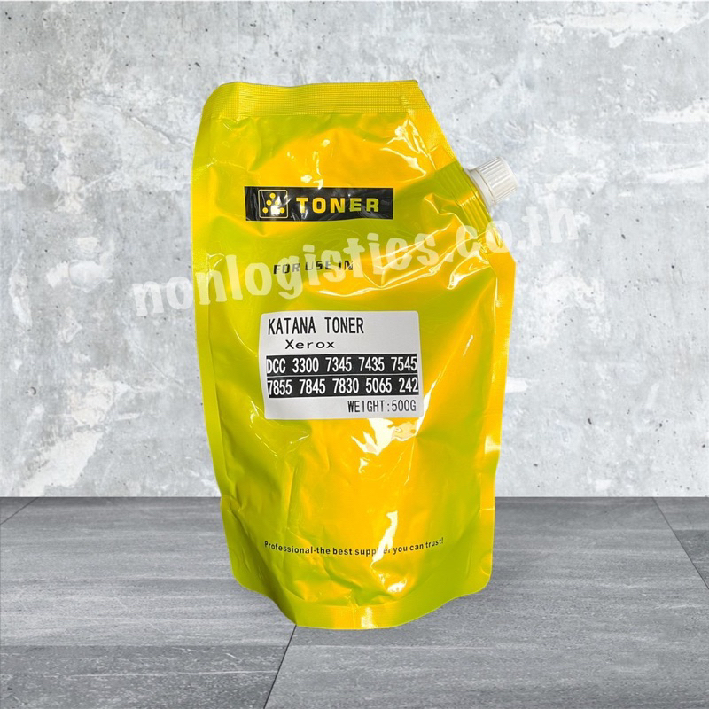 หมึกเติมXerox500กรัม(Y)เหลืองWorkctre WC 7525 7530 7535 7545 7556 Chip ...