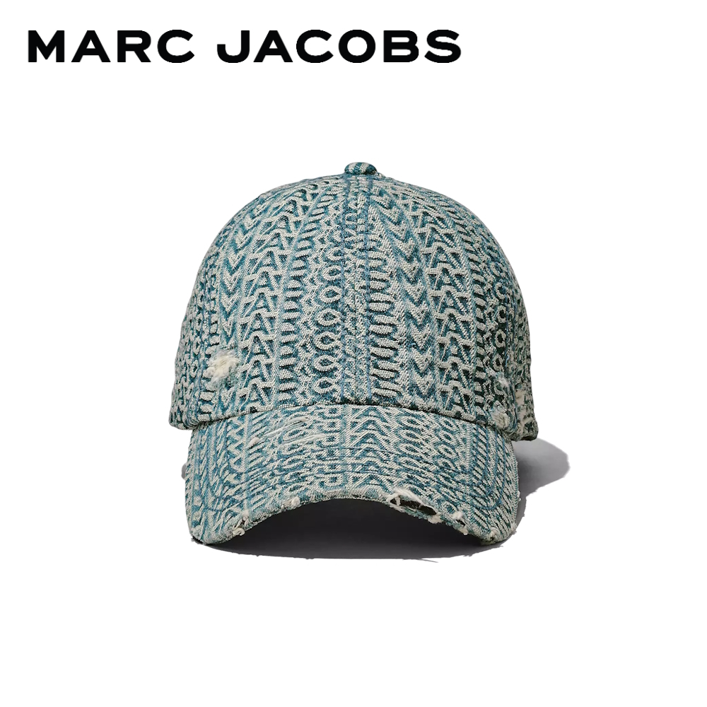 MARC JACOBS THE WASHED MONOGRAM DENIM BASEBALL CAP PF23 2P3RRA001D03 ...