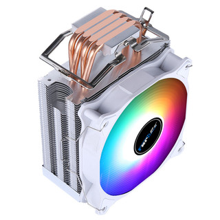 พัดลม CPU ท่อทองแดง 4 ตัว RGB CPU Radiator 12CM Fan Big Twin Towers CPU ...