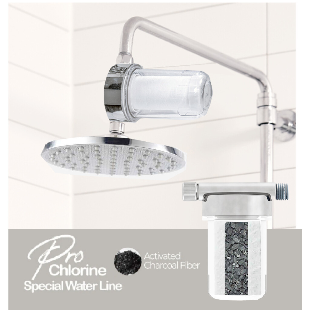 Krafter Bulk Shower ที่กรองน้ำฝักบัว ประสิทธิภาพกรอง X5 เท่า ที่กรองน้ำ ...