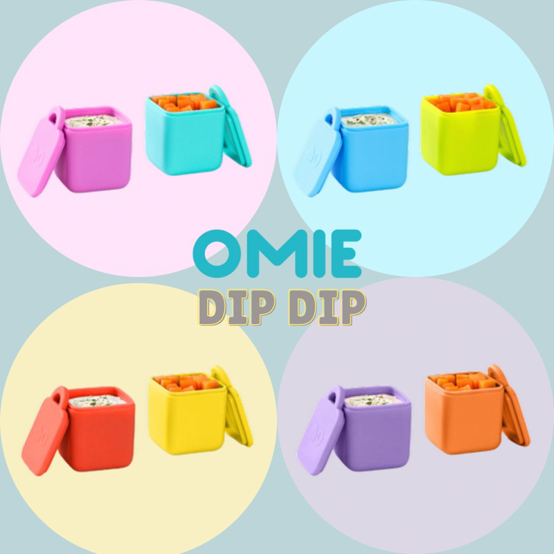 Omie Dip ถ้วยดิป ใส่ซอส แบ่งช่อง สำหรับข้าว Omie Box | Shopee Thailand