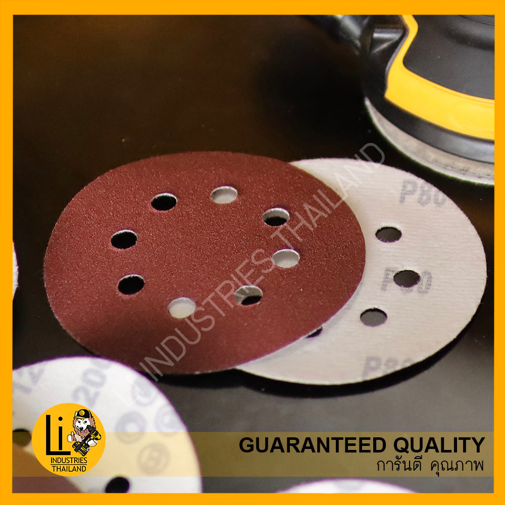 กระดาษทรายกลม ใบกระดาษทราย 5นิ้ว 8รู สำหรับ DEWALT DCW210 ใบกระดาษทราย ...