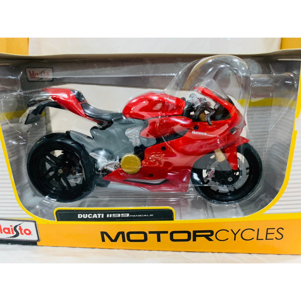 Maisto Motorcycle Model 1:12 Red Ducati 1199 Panigale Motorcycle ...