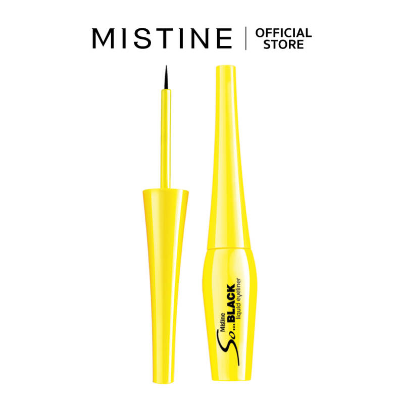 Mistine So Black Matte Liquid Eyeliner กันน้ำ ติดทนนาน ไม่แพนด้า ...
