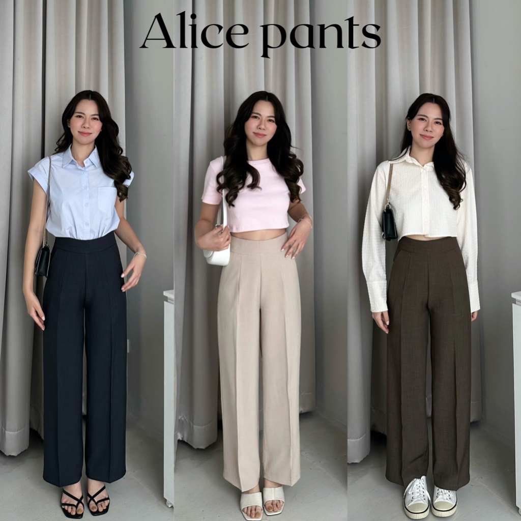 Milly0028— Alice Pants | Shopee Thailand