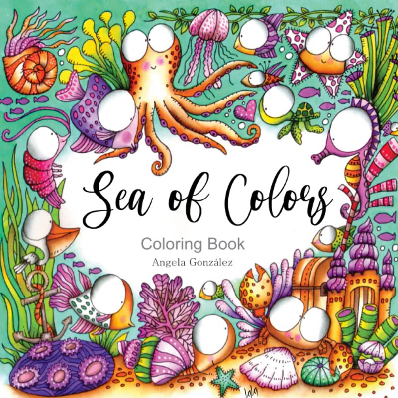 Sea of Colors: Coloring Book ทะเลสี: สมุดระบายสีโดย Angela González ...